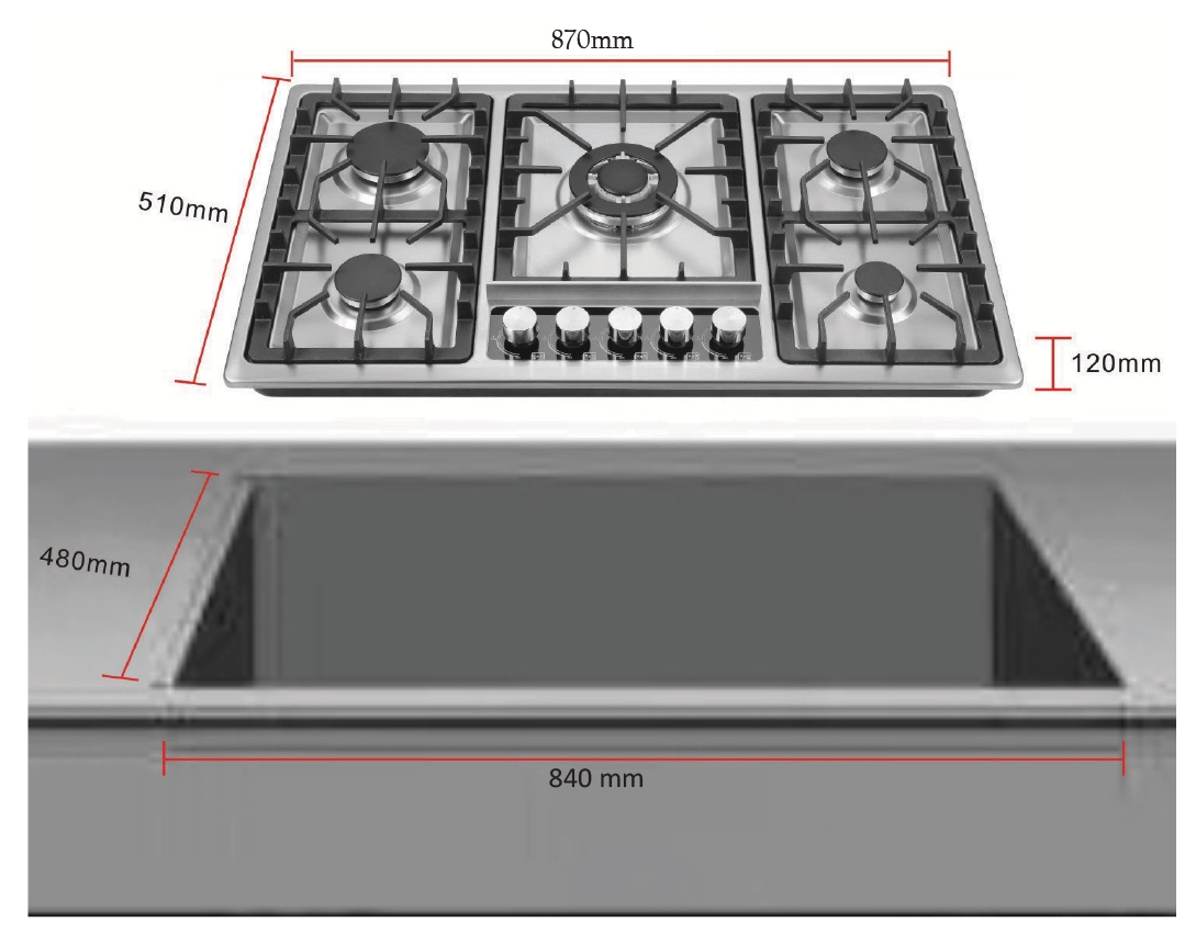 PANORAMIC-INOX 90 cm - Nablus