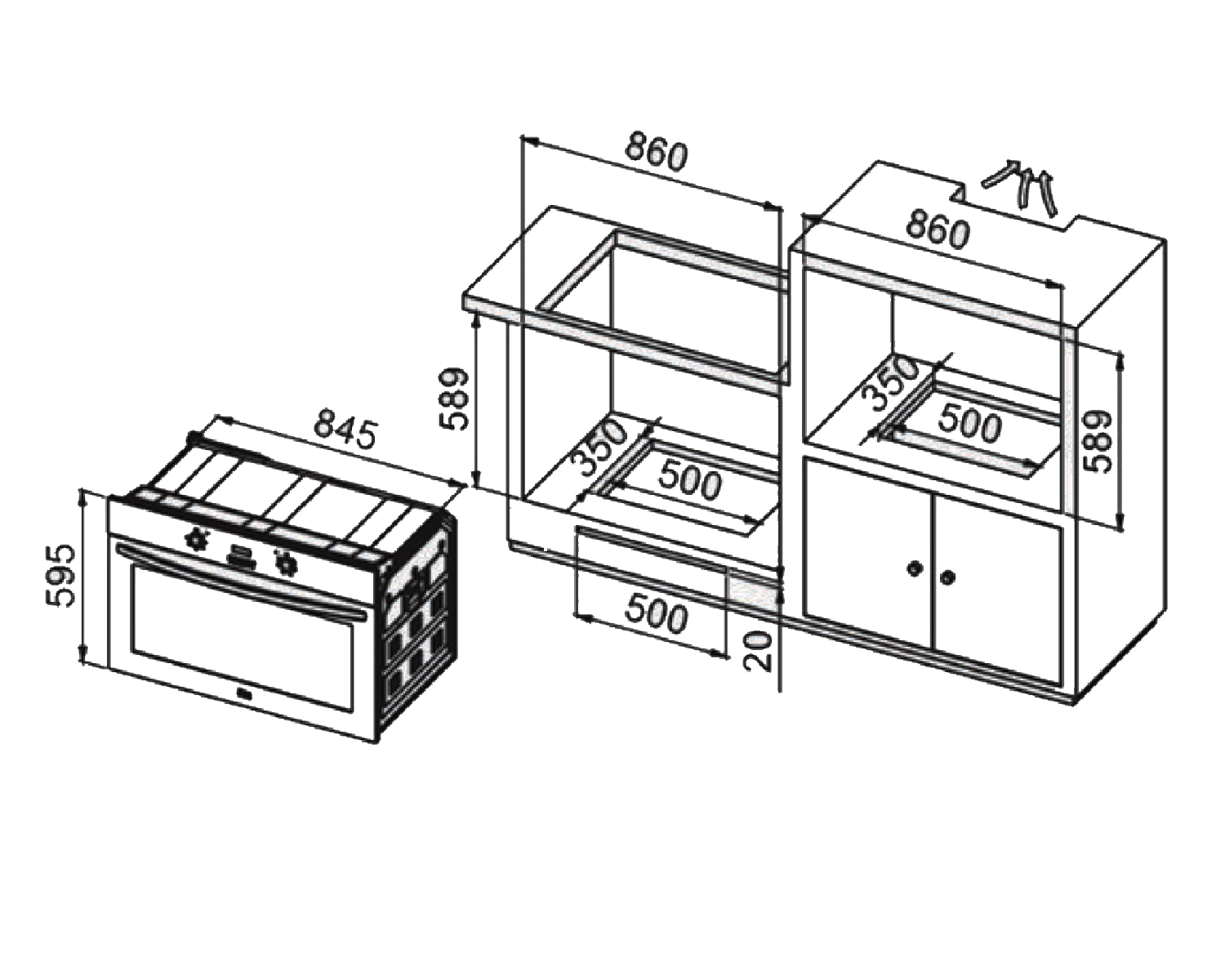 ELEGANT GAS 90 cm - Nablus