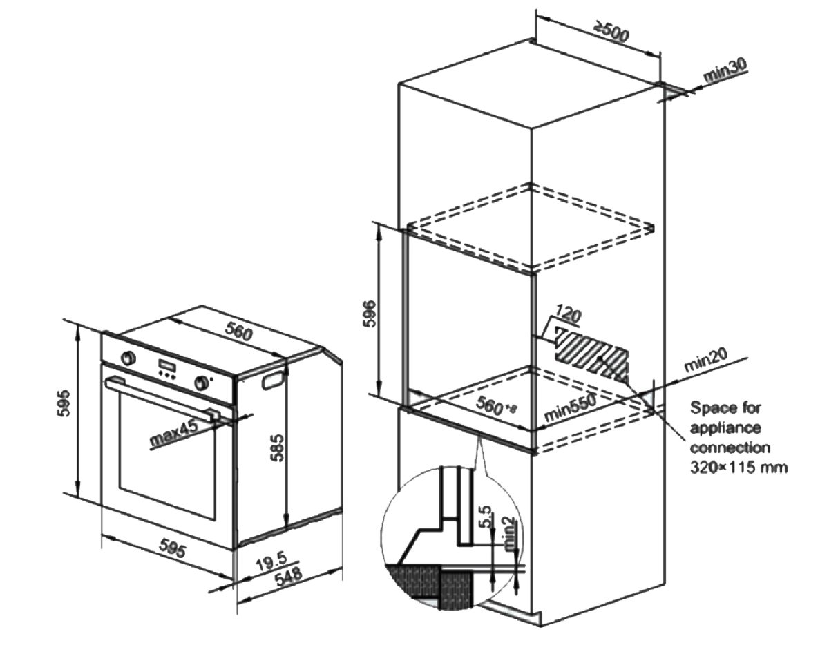 ROMA INOX 60 cm - Nablus